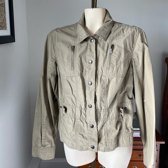 Anthropologie | Jackets & Coats | Willi Smith Beige Cargo Jacket | Poshmark